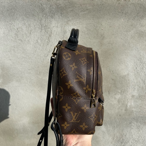 Louis Vuitton | Bags | Louis Vuitton Palm Springs Mini Monogram Canvas Brown Womens Backpack ...